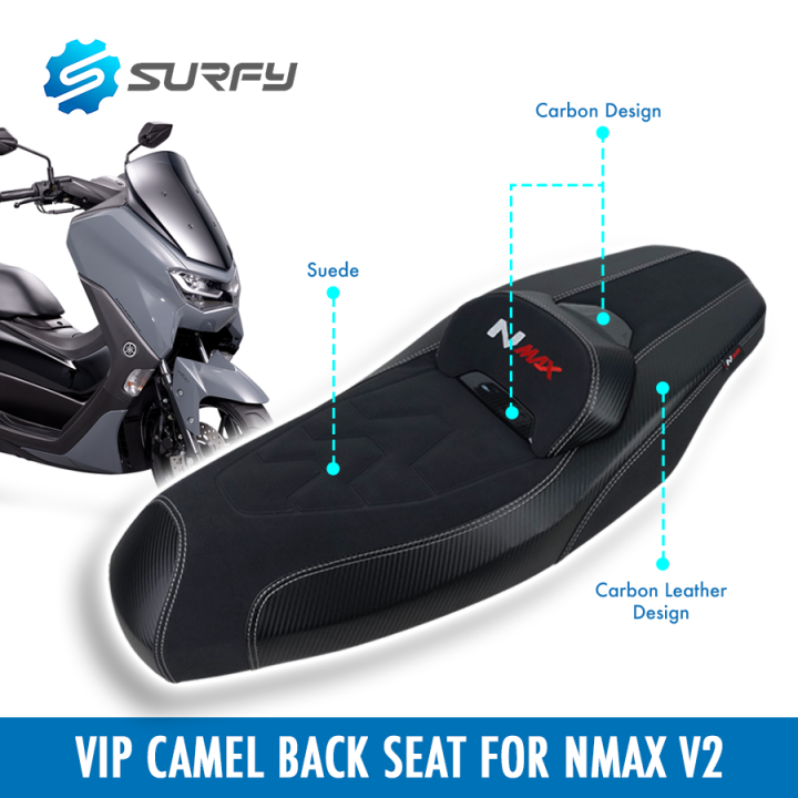 KNO Nmax v2 VIP Camel Back Seat Suede And Leather | Lazada PH