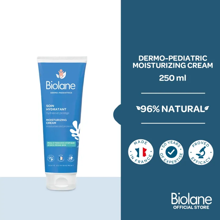 Biolane Dermo-Pediatrics Moisturizing Cream for Atopy-prone skin 250ml ...