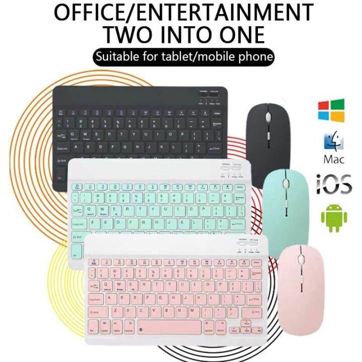 BEST SALE! 10 inch wireless Bluetooth keyboard and mouse set tablet ...