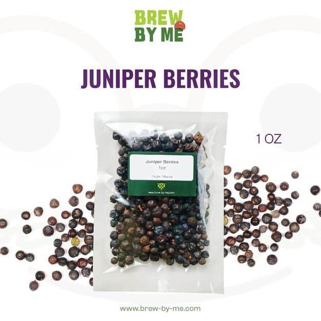 Juniper Berries แบบแห้ง 1oz (28 กรัม) สำหรับ เบียร์ cocktail cordial ...