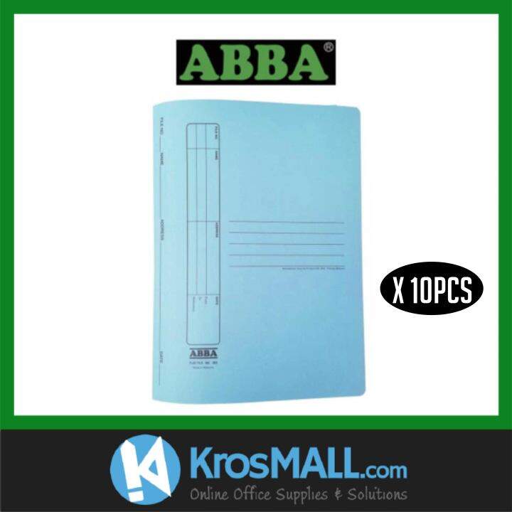ABBA Manila Flat File 303 - Blue x 10pcs | Lazada