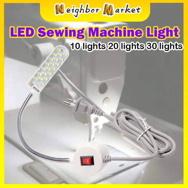 Wilder x 10/20/30 LED Super Bright Sewing Clothing Machine Light ...