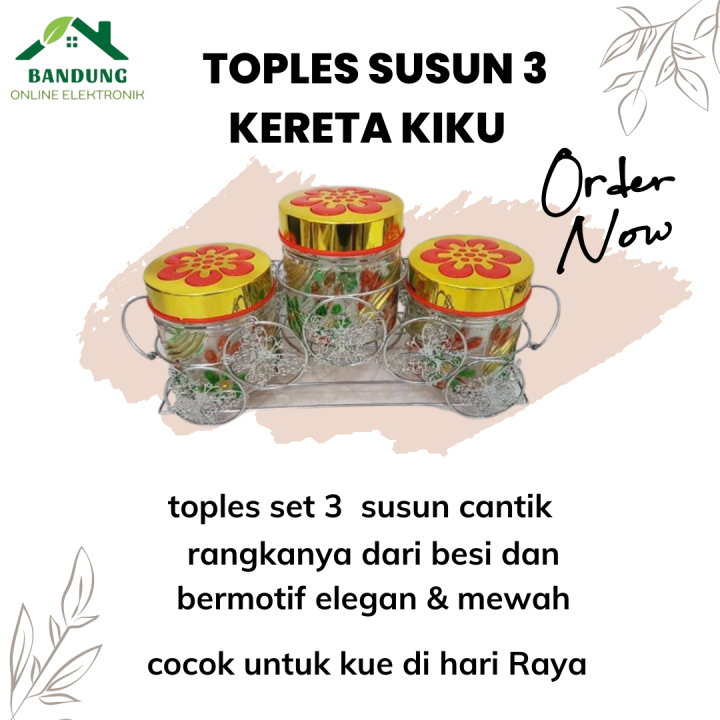 TOPLES SUSUN 3 KERETA KIKU/IVY NEW PRODUK!! | Lazada Indonesia
