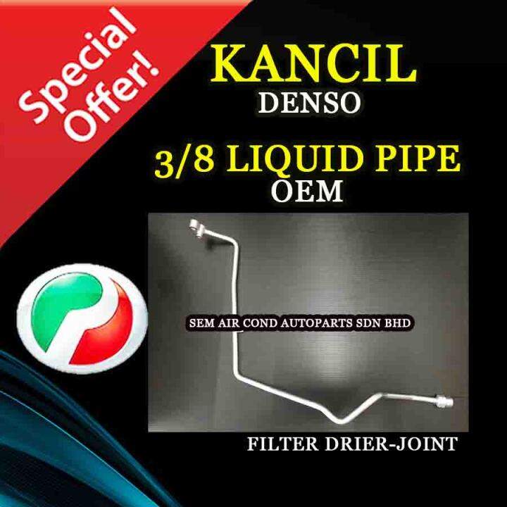 PERODUA KANCIL OEM TAIWAN DENSO ND 3/8 LIQUID PIPE (FILTER DRIER JOINT) (CAR AIRCOND SYSTEM ...