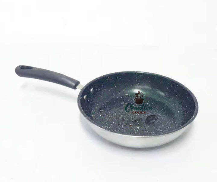 Ceramic Frying Pan Cookware Stir Fry Pans Korea Pan Single Handle ...