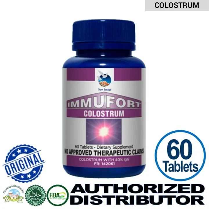 60 Tablets Immufort Ultraboost Colostrum 1100mg concentrated 40% IgC containing 440mg ...