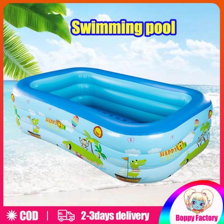 swimming pool heavy duty⭐️Swimming pool⭐️Three-tier inflatable outdoor ...