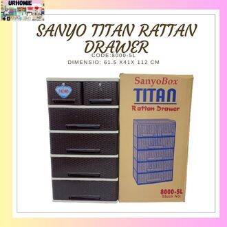 SANYO TITAN NO. 8000-5LDRAWER WITH CLOSESIDE/SPACE SAVERS/ORGANIZER ...