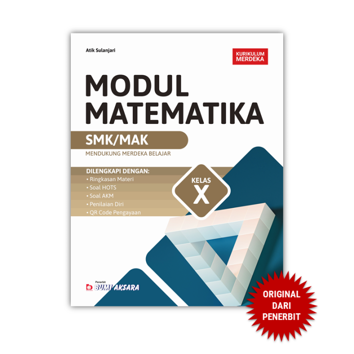 Modul Matematika Kls X SMK/MAK Kurikulum Merdeka Bumi Aksara | Lazada ...