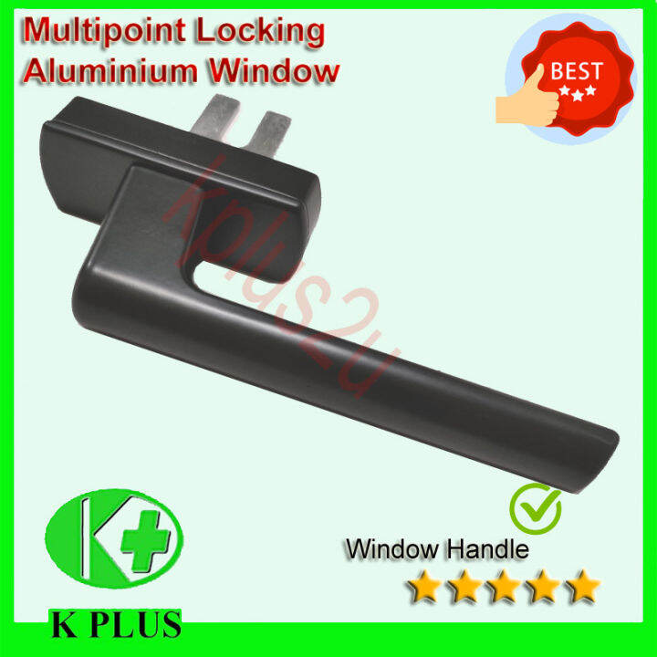 Window Handle Multipoint Window Handle 358 Black Handel Tingkap Aluminium Window Handle 铝窗拉手把手 ...