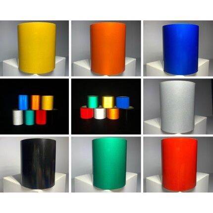 Reflectorized Sticker 1/2/3/4 Inches x 10 FT Waterproof, Sunproof ...