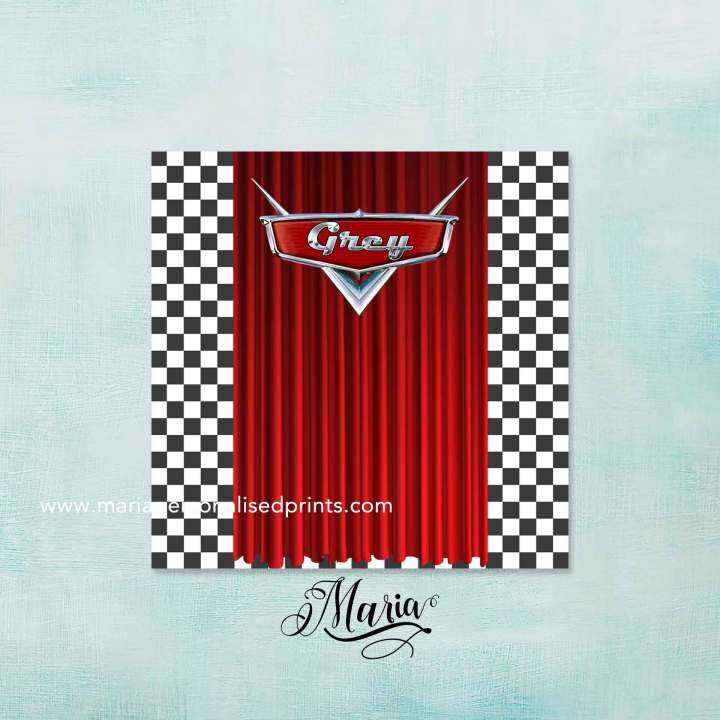 Cars Birthday Banner Backdrop | Lazada PH