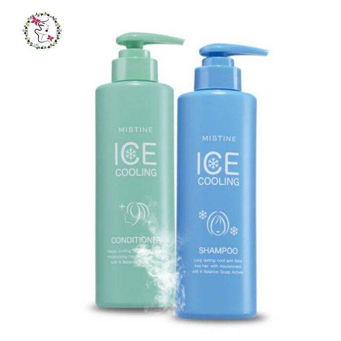 มิสทิน ไอซ์ คูลลิ่ง แชมพู ครีมนวดผม สูตรเย็น Mistine Ice Cooling ...