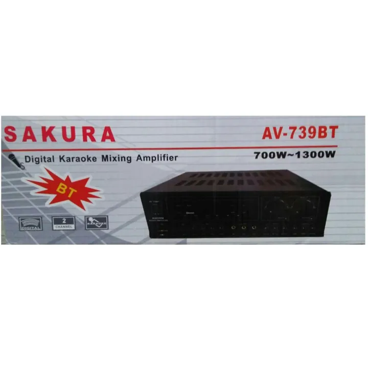 AV-739BT Sakura Power Amplifier w/USB/SD Card Player | Lazada PH