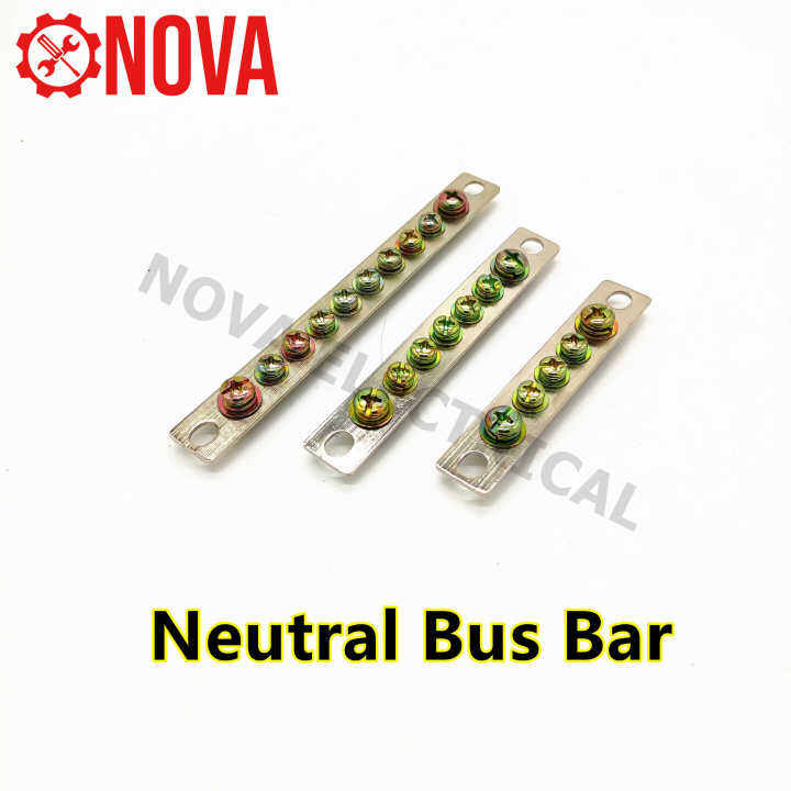 Neutral Bus Bar for Panel Board 20mm x 1.5mm 5 Terminal / 7 Terminal ...