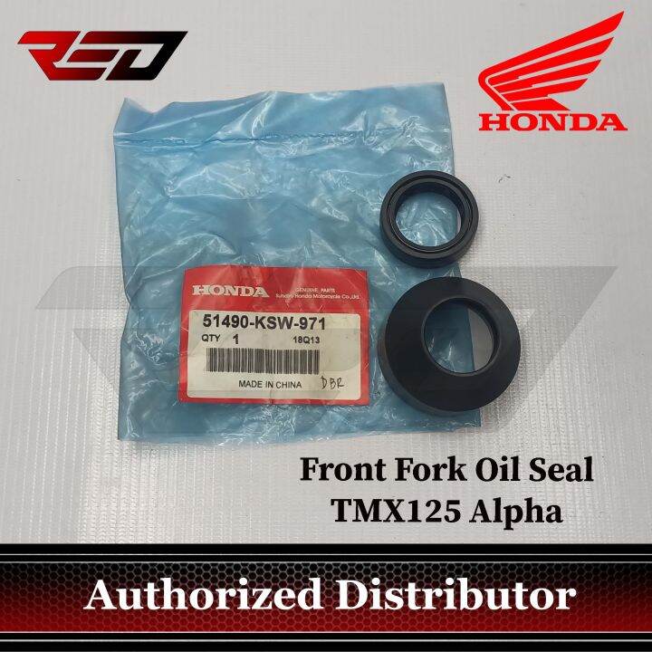 ORIGINAL Front Fork Oil Seal / Dust Shield TMX 125 Alpha Honda Genuine ...
