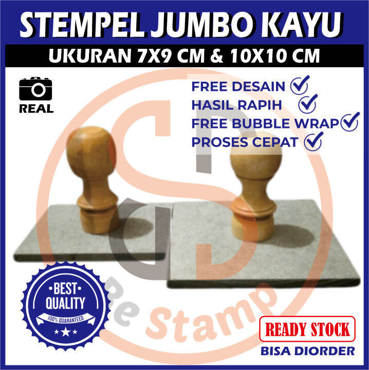 Stempel Kayu JUMBO | Lazada Indonesia