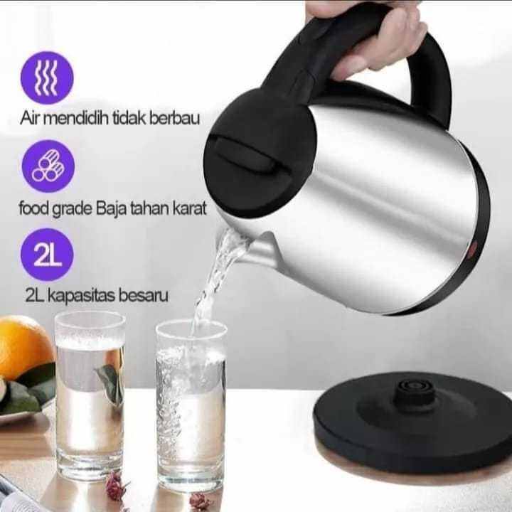 Teko Listrik Teko Pemanas Air 2 Liter Secarlett High Quality Teko ...