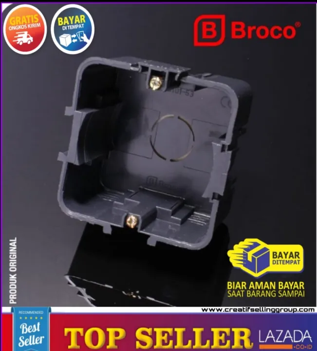 Broco Mangkok Saklar / Mangkok Tanam Saklar / Broco Saklar / Inbow Dus ...
