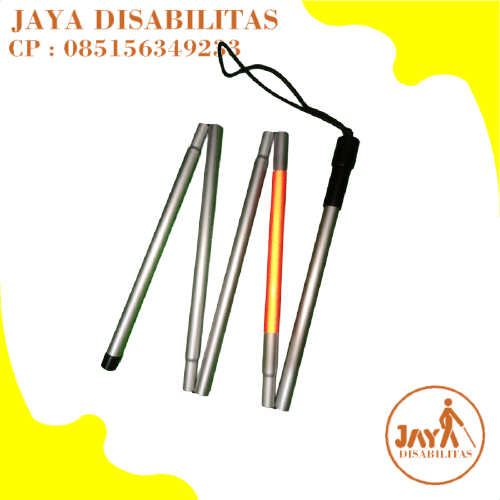 TONGKAT (BLIND STICK) LIPAT (4,5,7) BAGIAN UNTUK TUNANETRA | ALAT BANTU ...