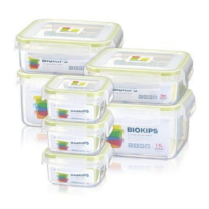 Komax New Biokips Square Nesting Storage Containers 7P Set | Lazada.co.th