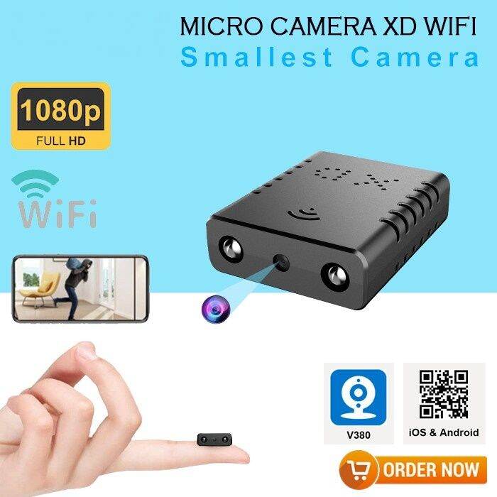 Ip Camera Wifi Ultra Mini XD HD 1080 With Infrared - Aplikasi V380 Pro ...