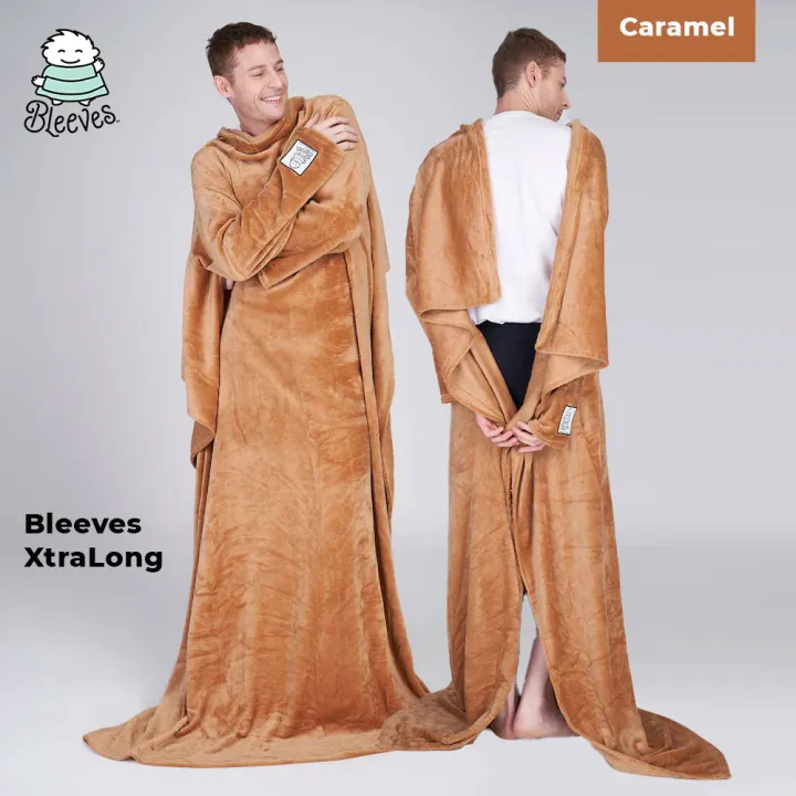 Bleeves® Caramel (Bleeves XtraLong Size) | Bleeves Wearable Blanket ...