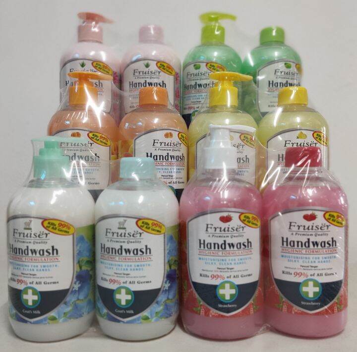 Fruiser Moisturising Hand Wash Goat's Milk (500ml x 2's) | Lazada PH