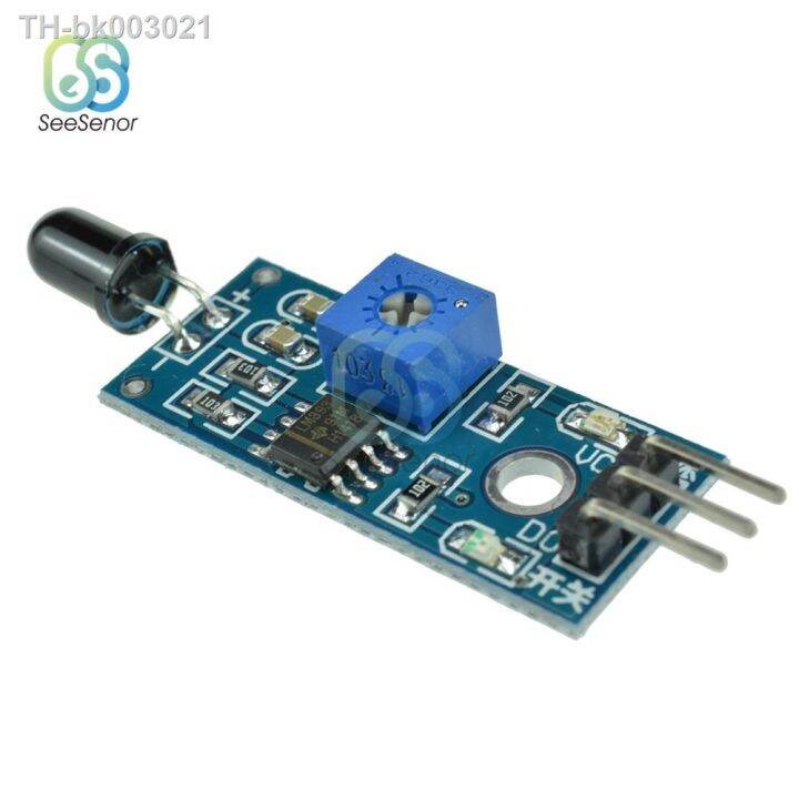 ♣♙ 2pcs Lot Ir Infrared 3 Wire Flame Detection Sensor Module Ir Flame Sensor Module Detector