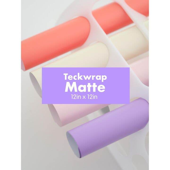 Teckwrap Matte 12x12 Adhesive Vinyl Stickers Decals Craft DIY Cricut ...