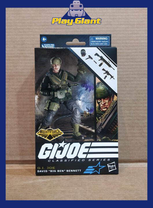 G.I. Joe Classified Series Nightforce David Big Ben Bennett Action ...