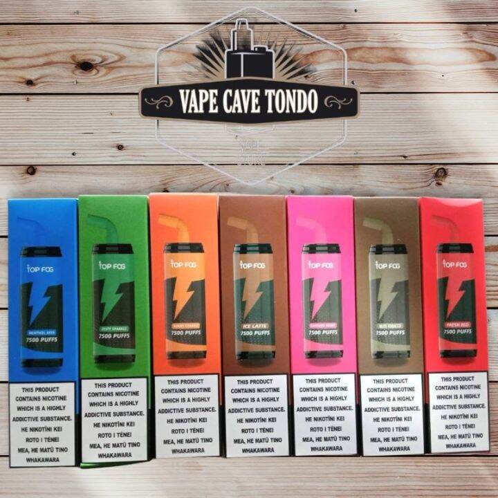 Top fog 7500 puffs rechargeable DISPO pods | Lazada PH