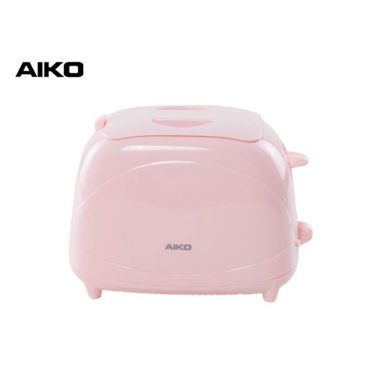 AIKO AK-808 สีชมพู เครื่องปิ้งขนมปัง 2 แผ่น รับประกัน 1 ปี | Lazada.co.th