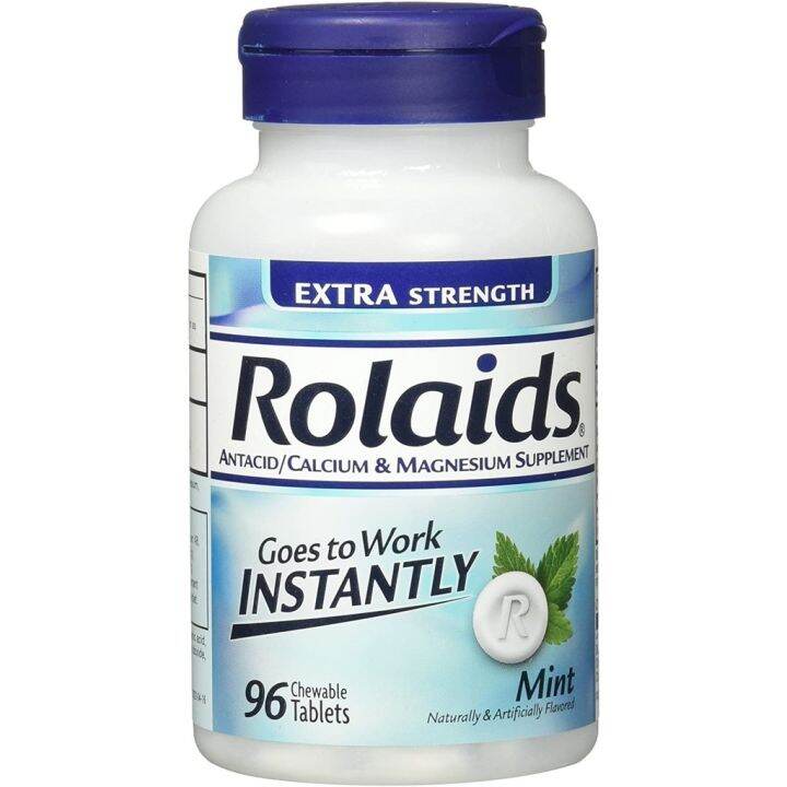The new 2022 Rolaids Antacid Calcium and Magnesium Extra Strength Mint ...