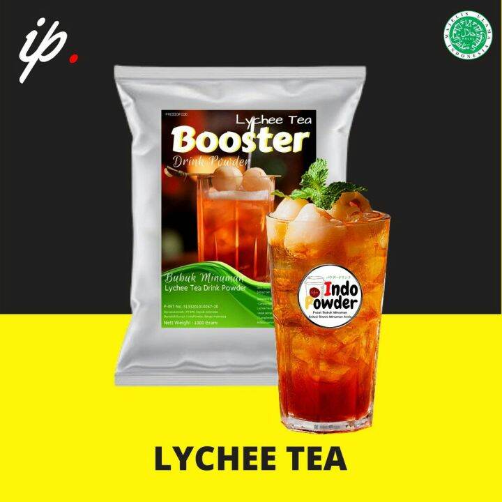 BOOSTER Bubuk Minuman LYCHEE TEA 1Kg - Bubuk LECI TEA 1Kg - LYCHEE TEA ...