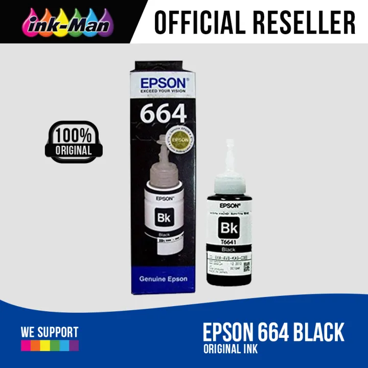 EPSON 664 Original Black Ink | Lazada PH