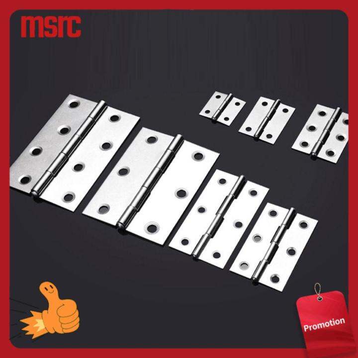 MSRC 1Pcs อุปกรณ์เสริมหน้าต่าง บานพับประตูบานพับ 201สแตนเลสสตีล 1/1.5/2/2.5/3นิ้ว บานพับไขว้กัน ...