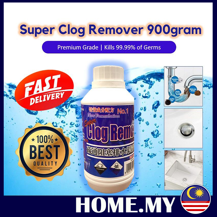 Heavy Duty Super Clog Remover Power Dissolver Sink Drain Cleaner Sumbat ...