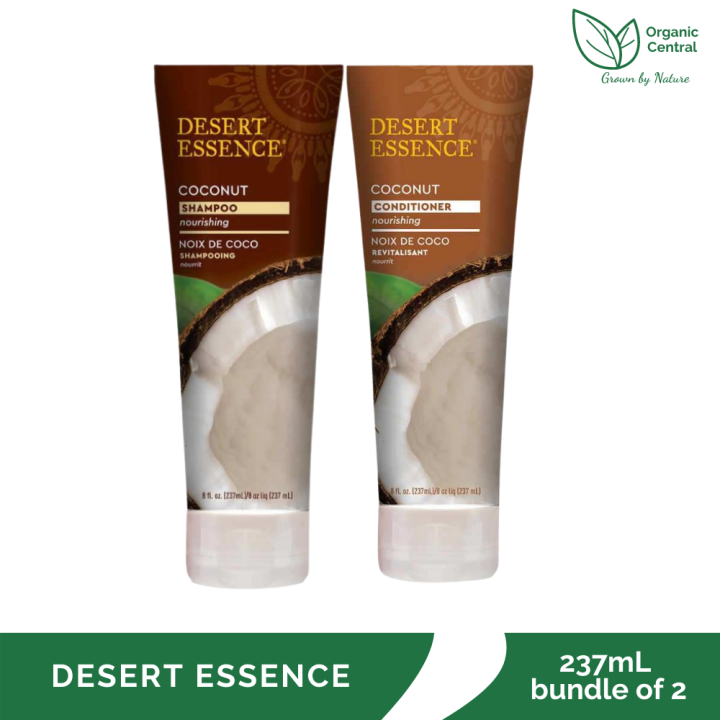 Desert Essence Coconut Shampoo & Conditioner Bundle | Lazada PH