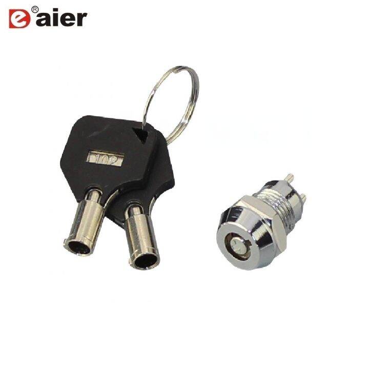 Key Switch 250 vac 2-Way Tubular-Key สวิตช์กุญแจ กุญแจลิฟต์ | Lazada.co.th