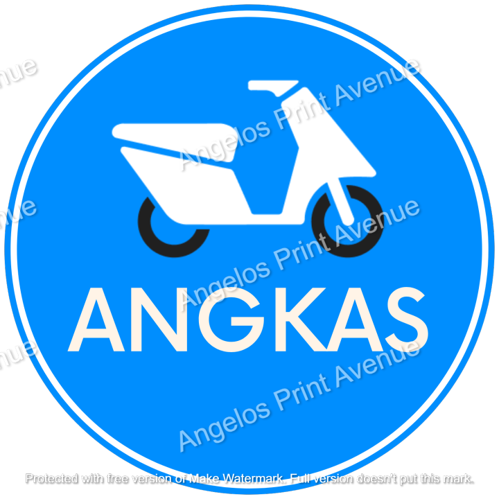 ANGKAS LOGO Decals/ Stickers | Lazada PH