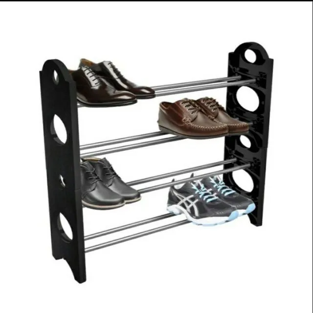 4 layer Stackable Shoe Rack | Lazada PH
