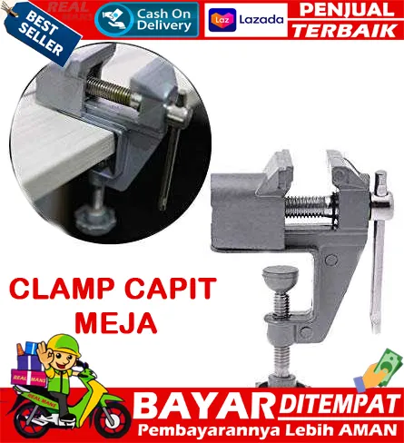 Klem Meja Kayu Kaca Vise Clamp Capit Meja Alat Penjepit Kayu Kuat ...