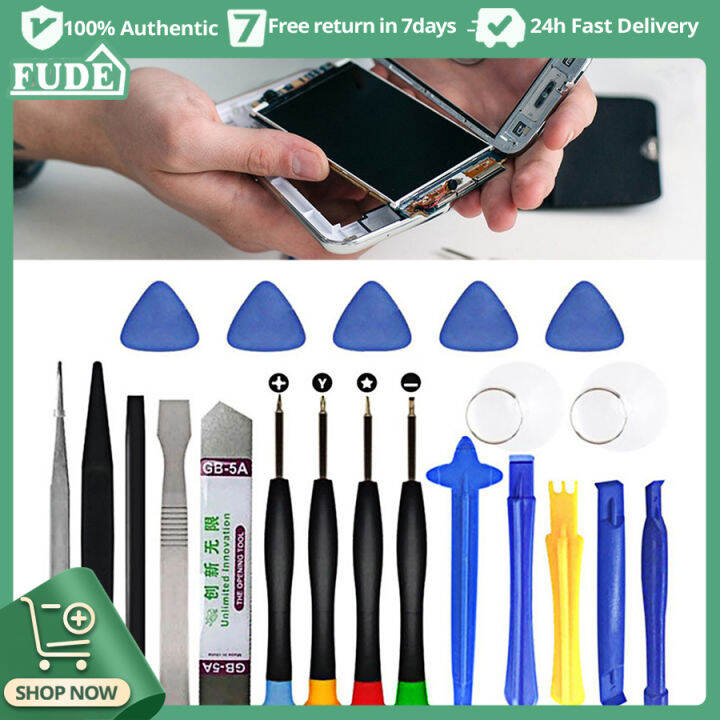 Ready Stock 21 in 1 Mobile Phone Repair Tools Kit Spudger Pry Opening Tool Screwdriver Set ...