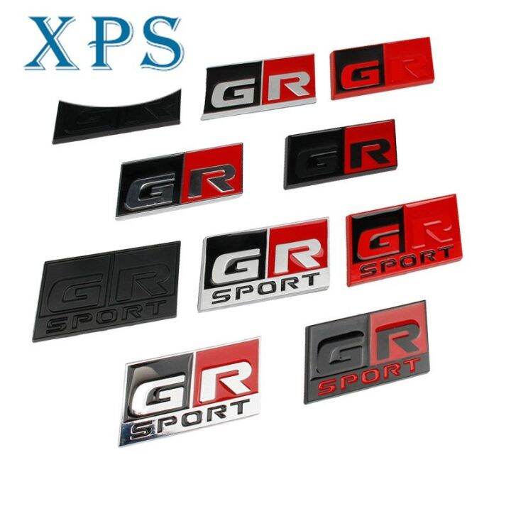 xps 1 Metal Car Sticker GR GR Sport grille emblem Logo for Toyota Gazoo ...