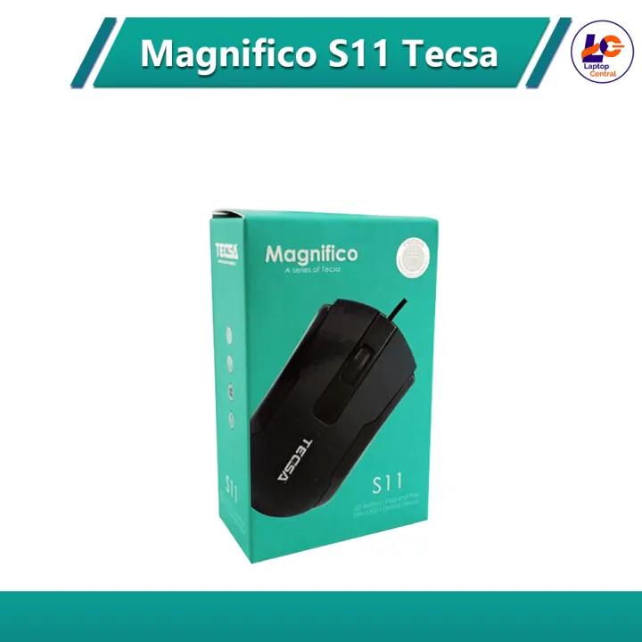 Ambidextrous Shape USB Wired Silent Mouse Magnifico S11 Tecsa for ...