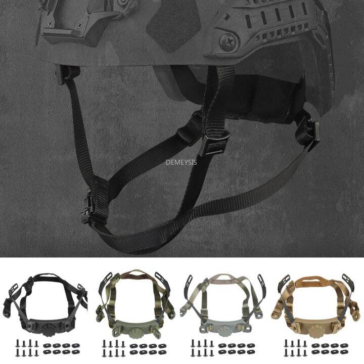 Tactical Fast Helmet Adjustable Strap Suspension Inner Locking Strap ...