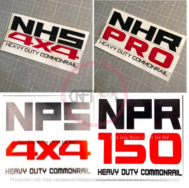 CFS438 ISUZU NHS 4X4 NHR PRO NPS NPR 150 Heavy Duty Commonrail LORRY ...