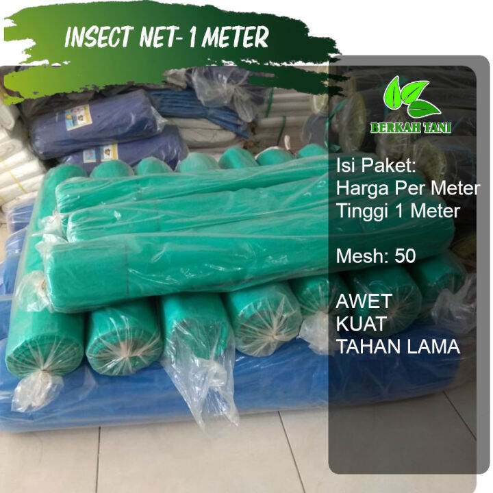 Insect Net Insek Net Jaring Serangga GreenHouse Hijau Harga Per Meter ...