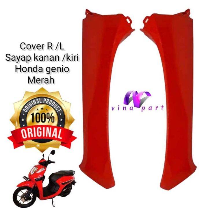 sayap samping depan kanan atau kiri Honda Genio K0J merah original ...